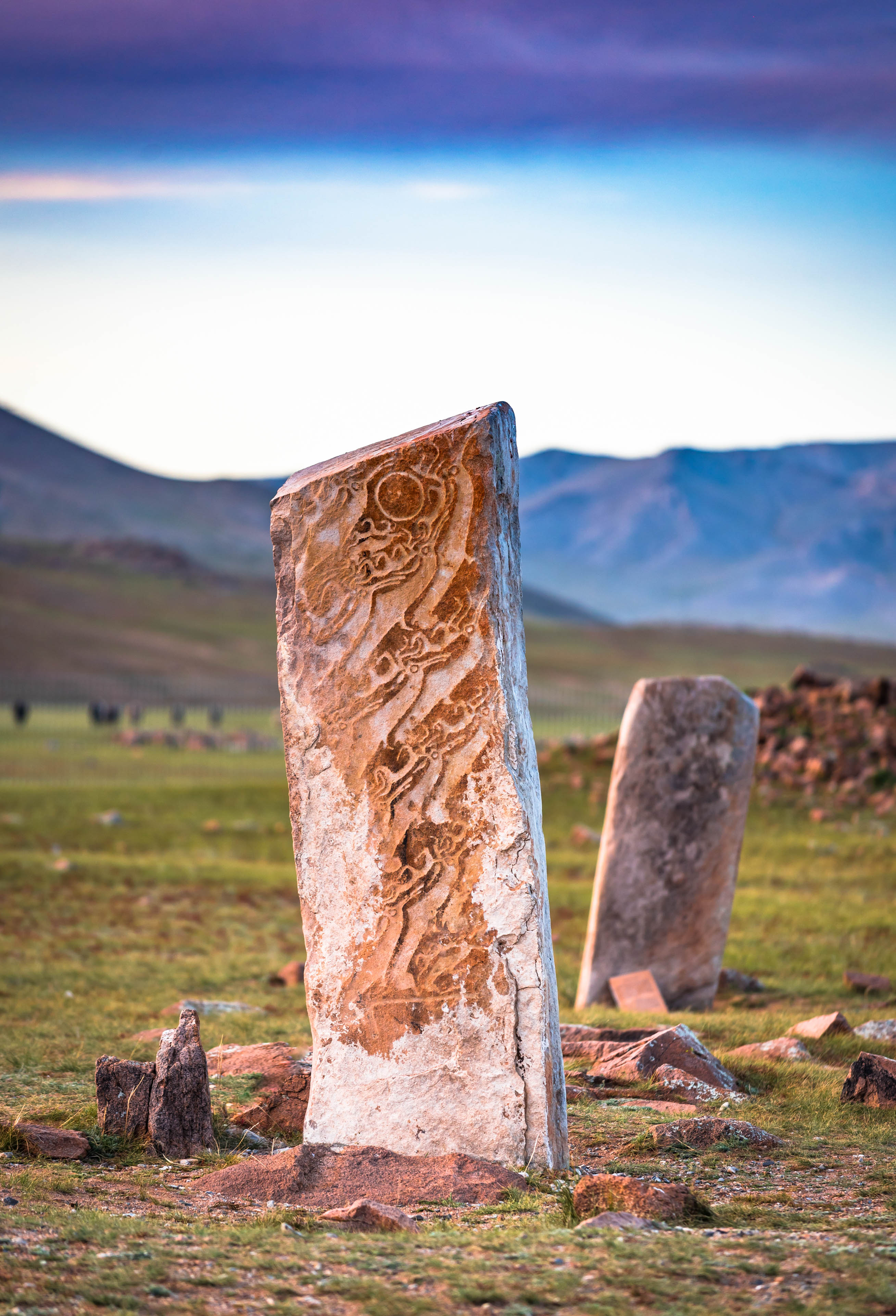 Deer Stones at Daagan Del Zavkhan - Escape To Mongolia